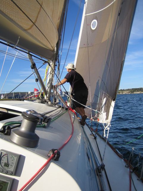 Peel sail change - step by step - Sail better!